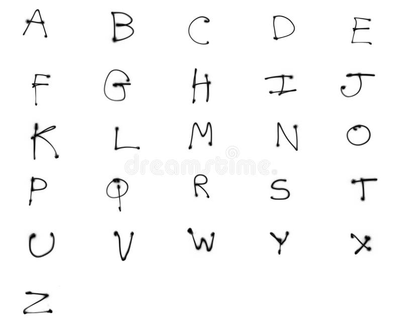 Alphabet ABC stock abbildung. Illustration von zeichen - 13294180