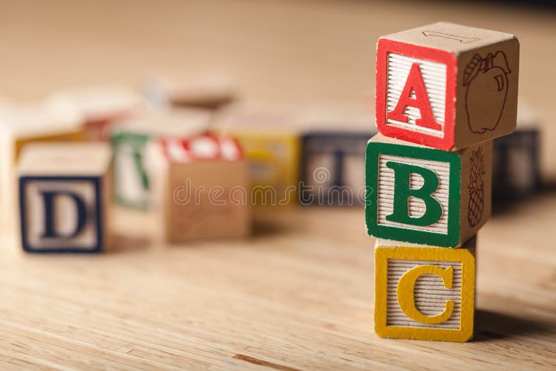 A stock photo. Image of childhood, block, descriptive - 118885988