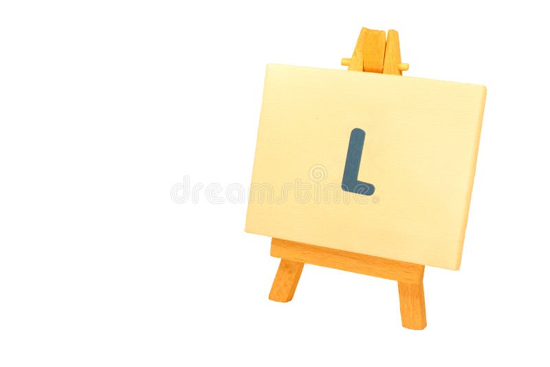 Alphabet Artwork - L stock image. Image of paintings - 121365727