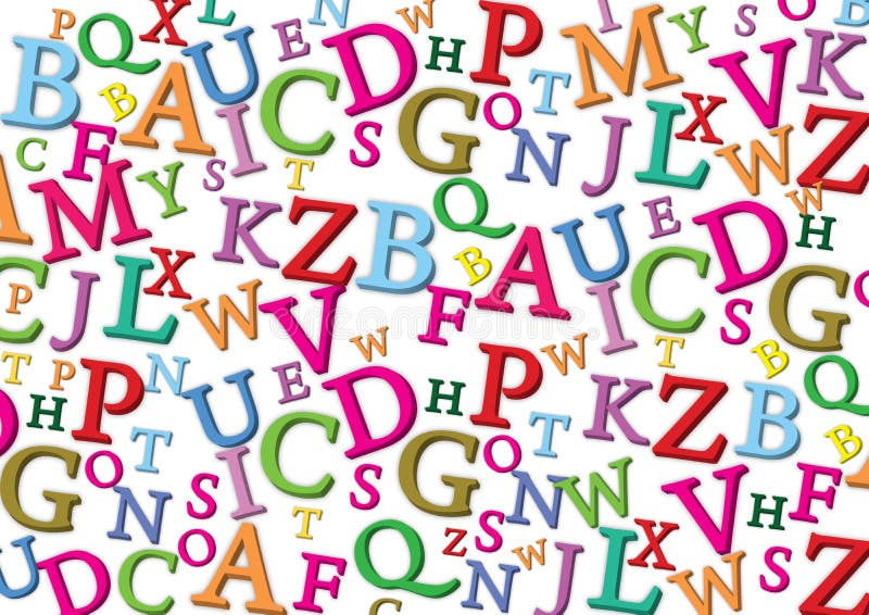 Alphabet background stock illustration. Illustration of digit - 23720144