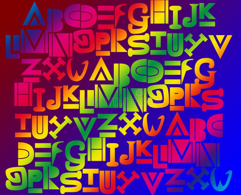 Continuous Alphabet Stock Illustrations – 1,176 Continuous Alphabet ...