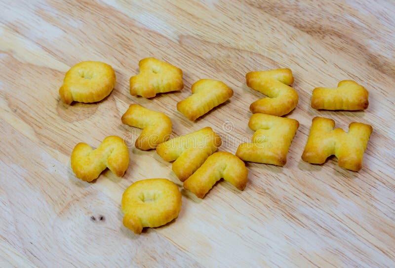 Alphabet biscuit stock image. Image of wood, character - 55759027