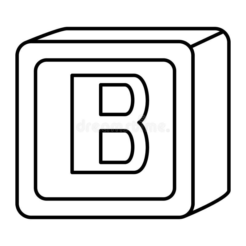 Letter B Block Stock Illustrations – 781 Letter B Block Stock ...