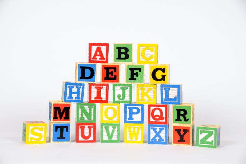 Alphabet Blocks stock photo. Image of alphabet, pyramid - 13997970