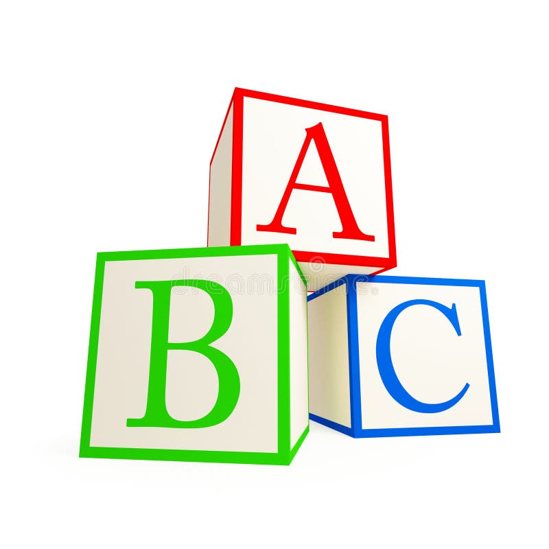 Alphabet blocks stock vector. Illustration of stacked - 35714760