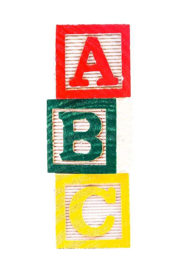 Wooden alphabet blocks stock image. Image of education - 19425757