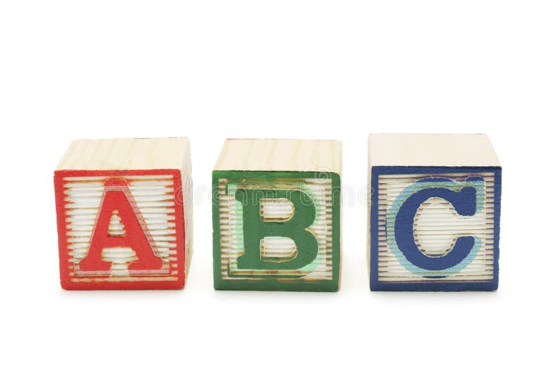 Fun with blocks. stock image. Image of kindergarten, spell - 121243