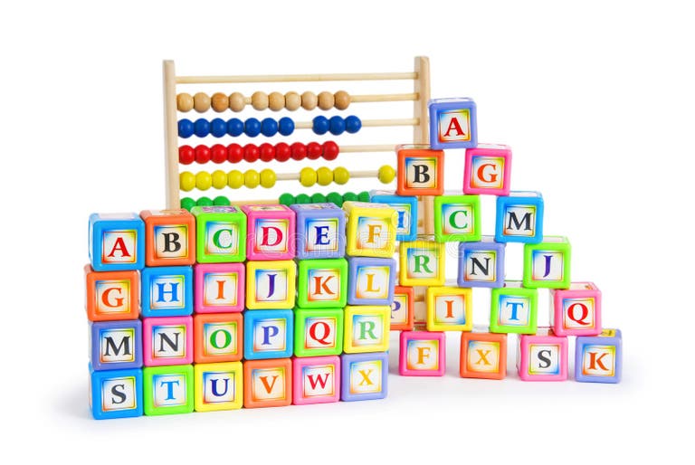 Alphabet blocks and abacus stock image. Image of fonts - 17779653
