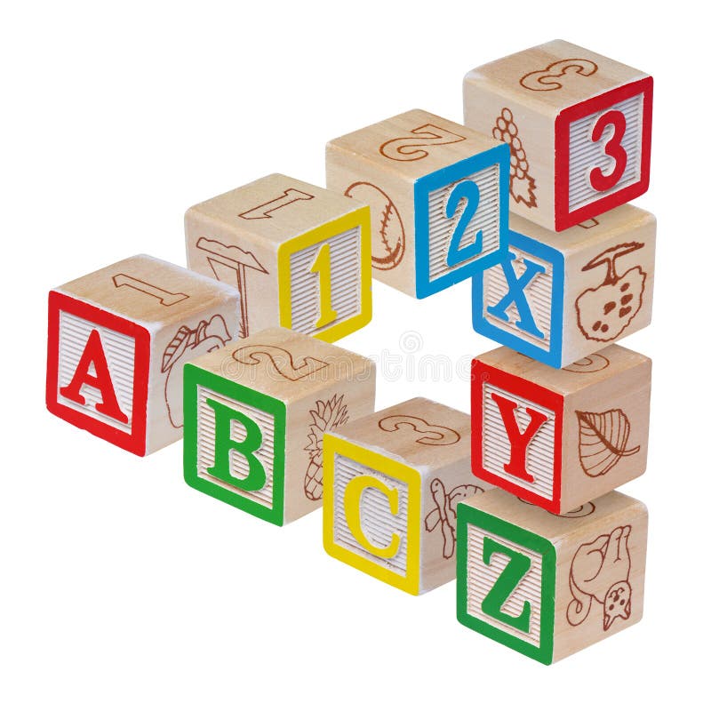 Alphabet blocks stock photo. Image of individual, block - 63667162