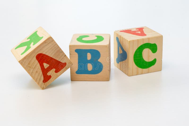 Alphabet Blocks ABC stock photo. Image of alphabet, objects - 53989474