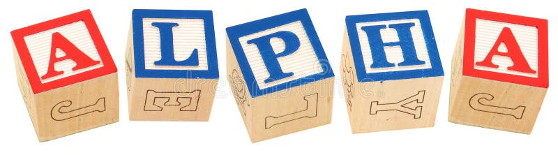 Alphabet Blocks ALPHA stock image. Image of color, fund - 14649967
