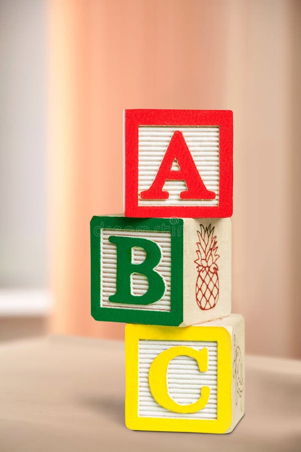 ABCD block cubes stock illustration. Illustration of concepts - 27938196