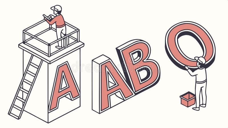 Alphabet Blocks Illustration, Educational and Learning Themes Vector ...