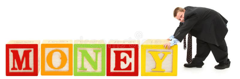 Alphabet Blocks MONEY stock photo. Image of letters, education - 14873456