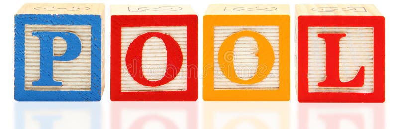 Alphabet Blocks POOL stock photo. Image of education - 14958660