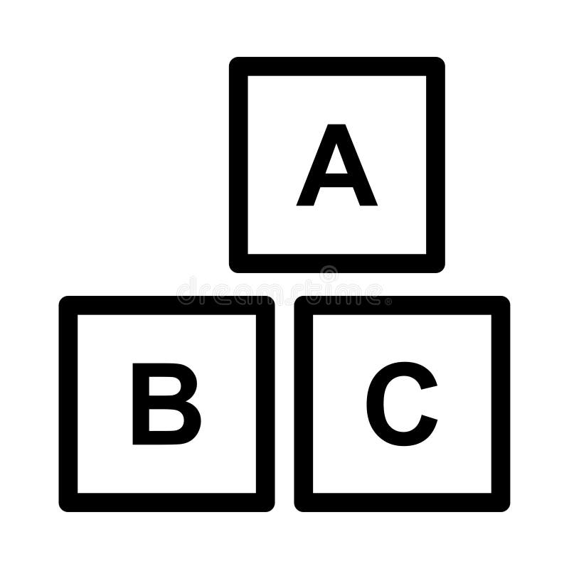 Alphabet Blocks Stock Illustrations – 9,644 Alphabet Blocks Stock ...