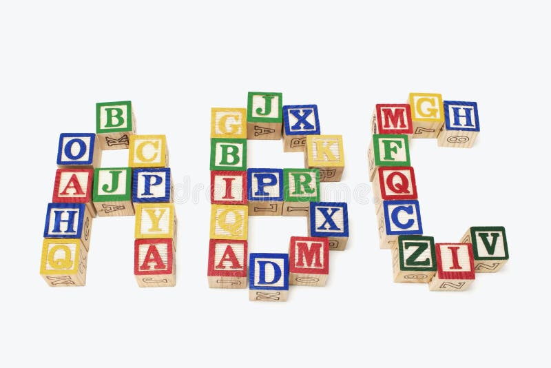 Alphabet Blocks stock photo. Image of shape, squares - 128709496