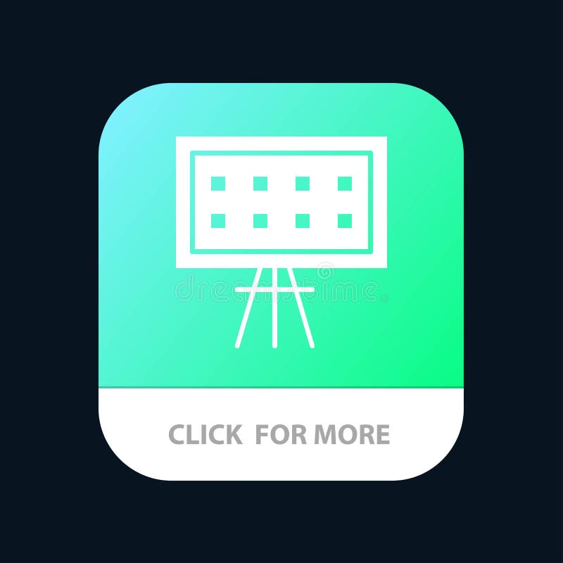 Alphabet, Board, Education, Presentation Mobile App Button. Android and ...