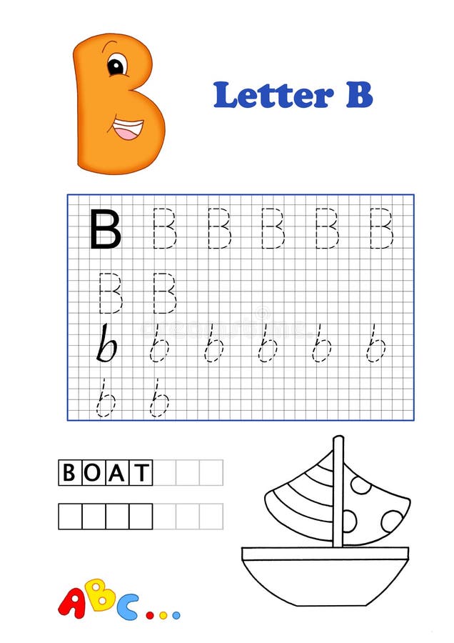 Writing practice letter N stock vector. Illustration of educational ...
