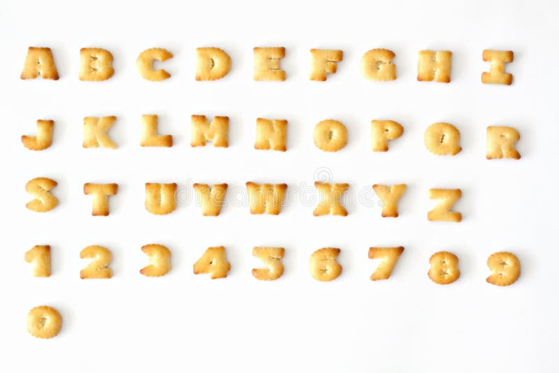 Alphabet Bread stock image. Image of brown, alphabet - 18390191