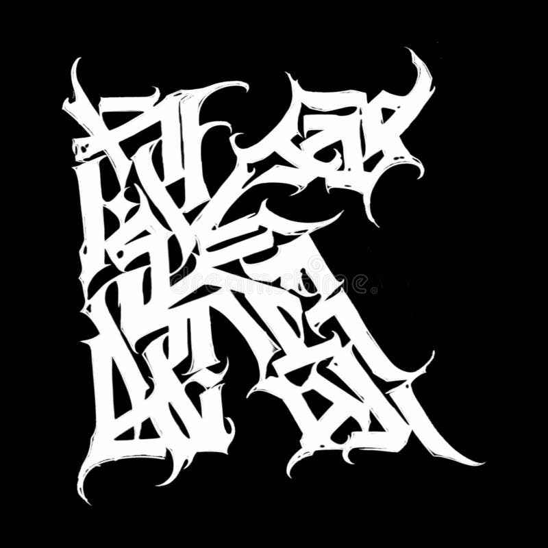 Alphabet Calligraffiti Letter Stock Illustrations – 26 Alphabet ...