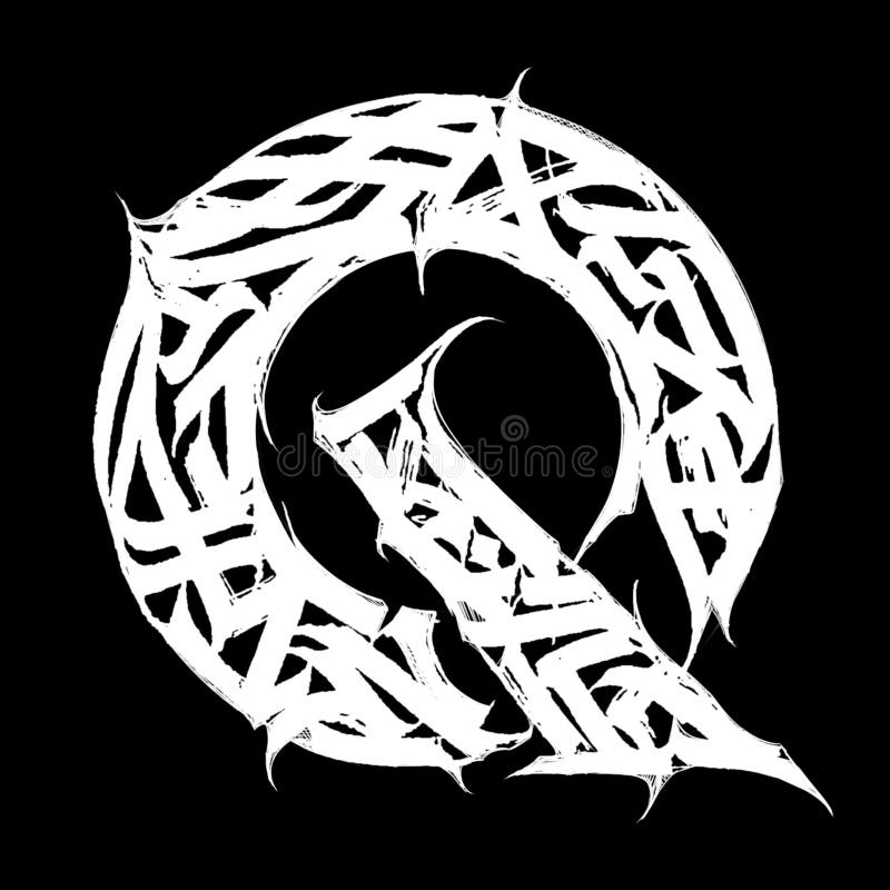 Calligraffiti Letter Stock Illustrations – 328 Calligraffiti Letter ...