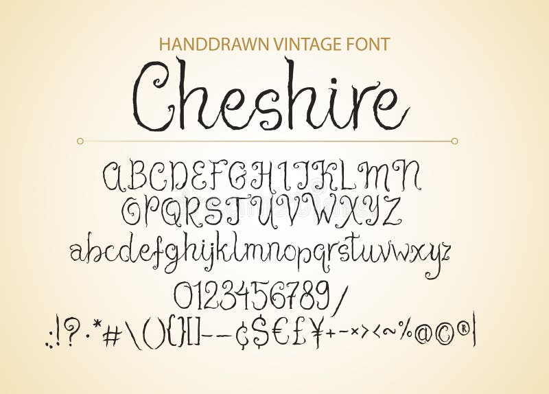 Alphabet calligraphy signs stock vector. Illustration of mark - 148485022