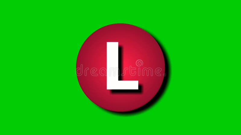 Alphabet W Capital Letter Animation Motion Graphics on Green Screen ...