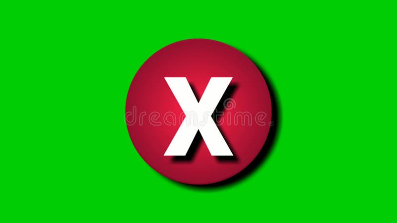 Animated Letter X