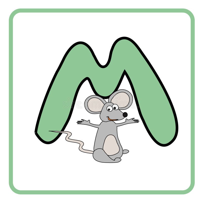 Letter M Mouse Stock Illustrations – 157 Letter M Mouse Stock ...