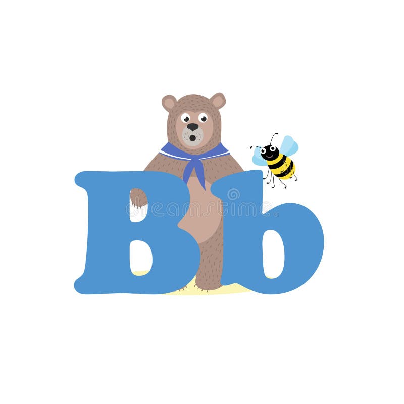 Teddy Bear Alphabet stock illustration. Illustration of illustrated ...