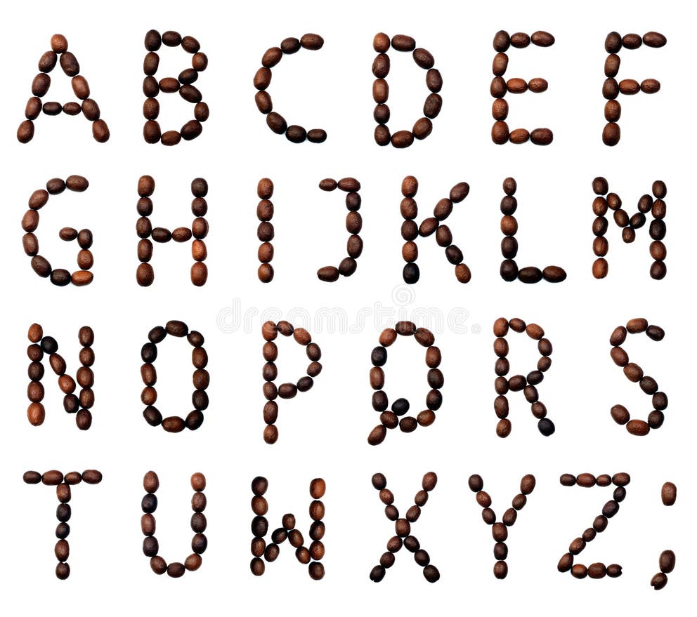 1,439 Coffee Bean Alphabet Stock Photos - Free & Royalty-Free Stock ...