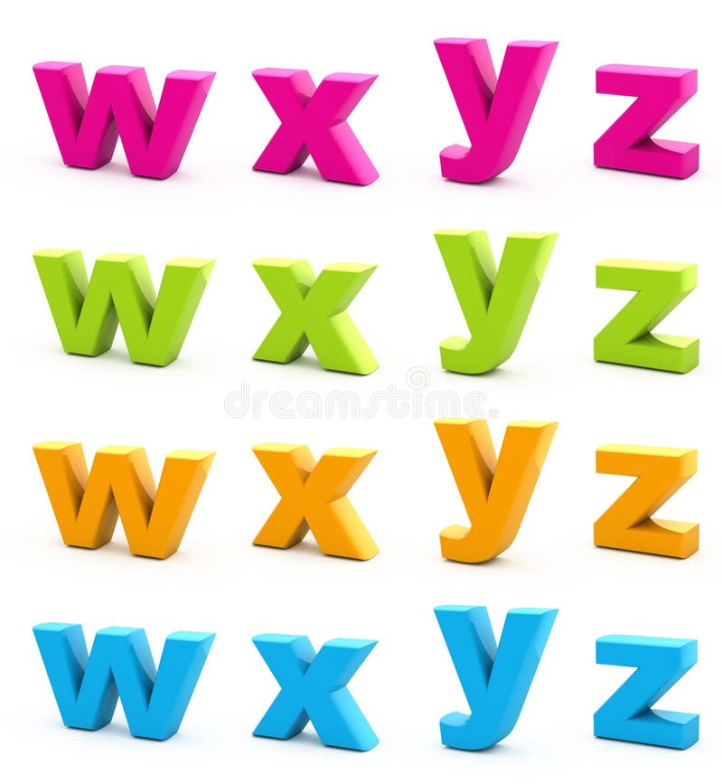 Alphabet coloré. illustration stock. Illustration du blanc - 15665237