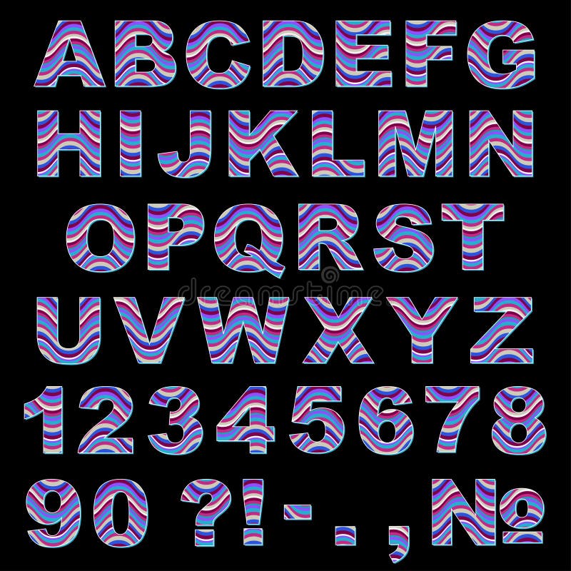 Alphabet, Colorful Bold Letters Stock Vector - Illustration of poly ... Alphabet, Colorful Bold Letters Stock Vector - Illustration of poly ...