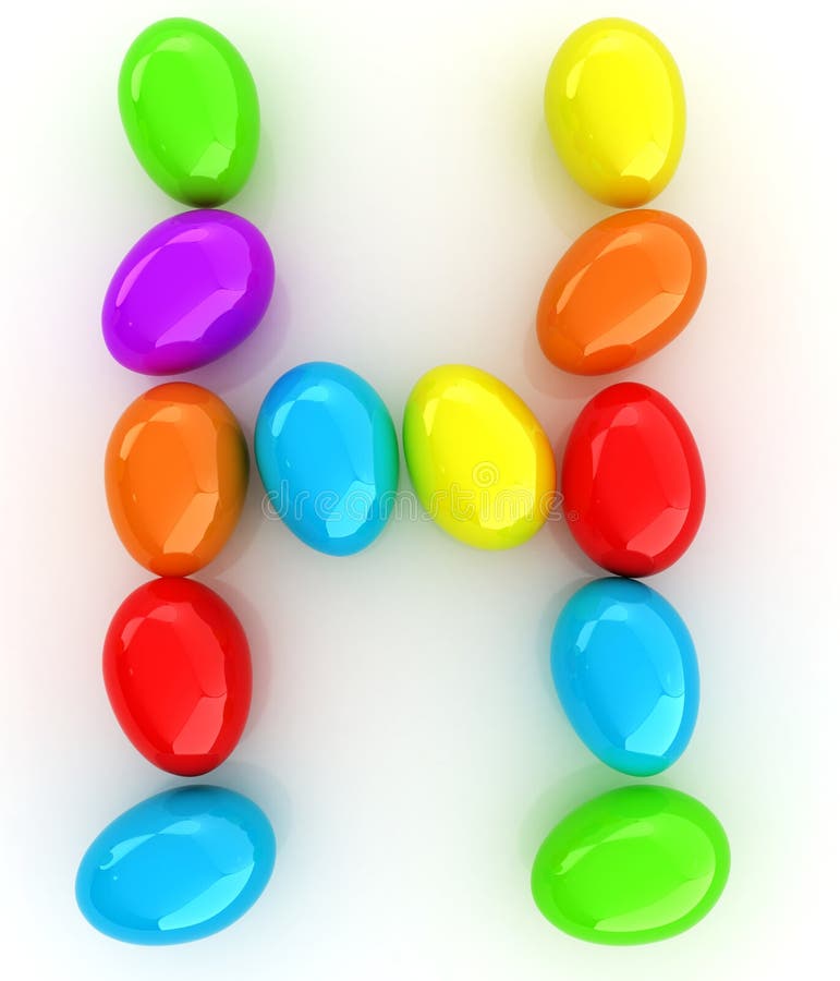 Easter Font Letter H Stock Illustrations – 23 Easter Font Letter H ...