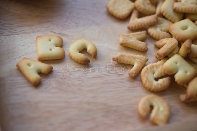 384 Letter Word Bakery Alphabet Biscuit Cracker Stock Photos - Free ...