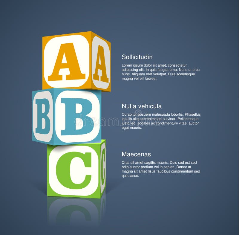 Stacked Letters Stock Illustrations – 668 Stacked Letters Stock ...