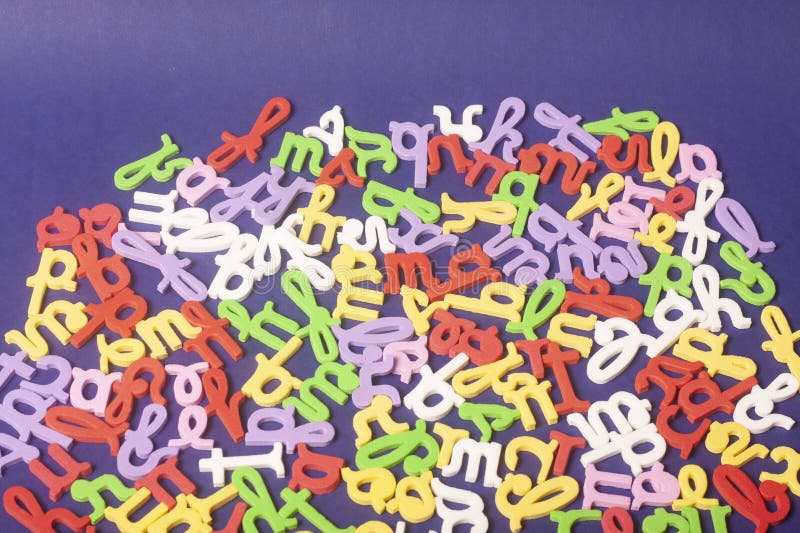 Alphabet cursive colorful stock photo. Image of cursive - 304369068