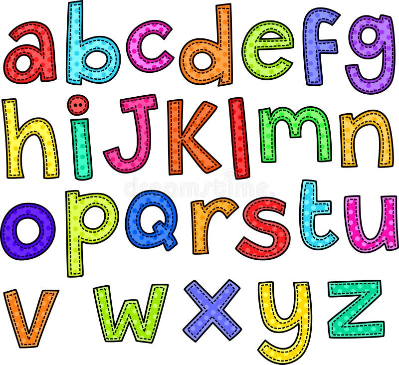 Alphabet Doodle Text stock illustration. Illustration of drawn - 60579488