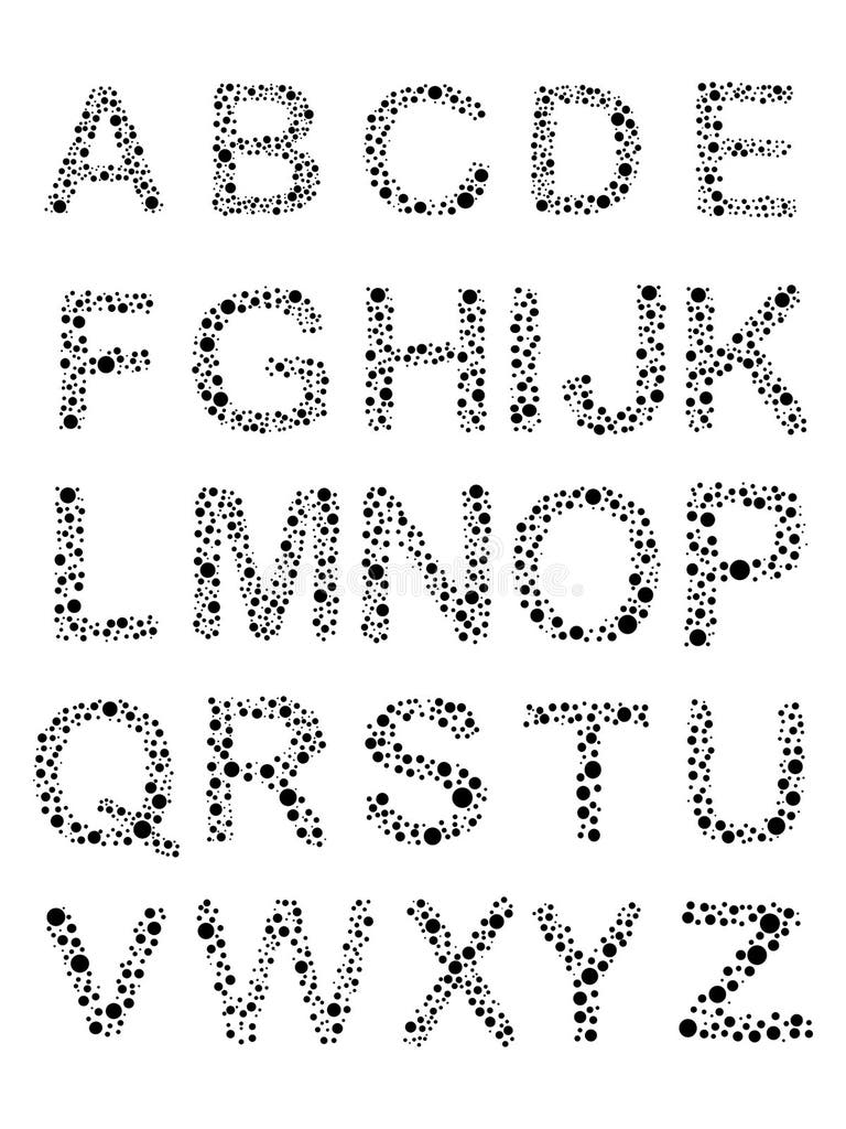 Points Alphabet Stock Illustrations – 2,100 Points Alphabet Stock ...