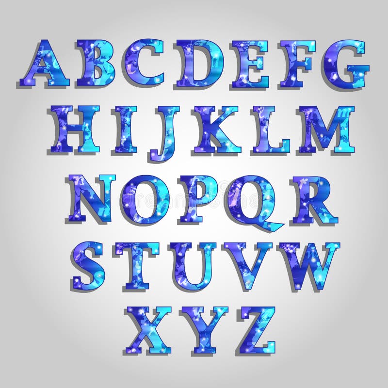 Alphabet stock illustration. Illustration of template - 32870292