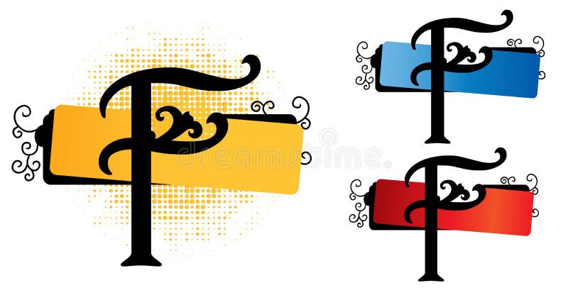 Alphabet f vector stock vector. Illustration of label - 21439077