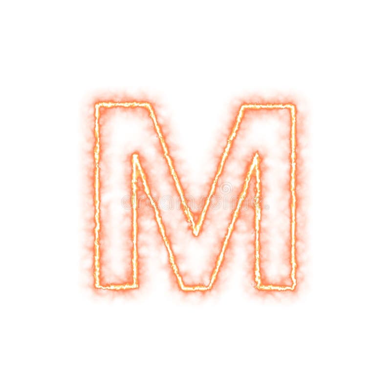 Letter M Fire Stock Illustrations – 503 Letter M Fire Stock ...