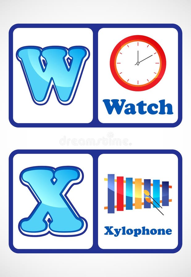 Alphabet Flashcards for Kids. Educational Preschool Learning ABC Card ...