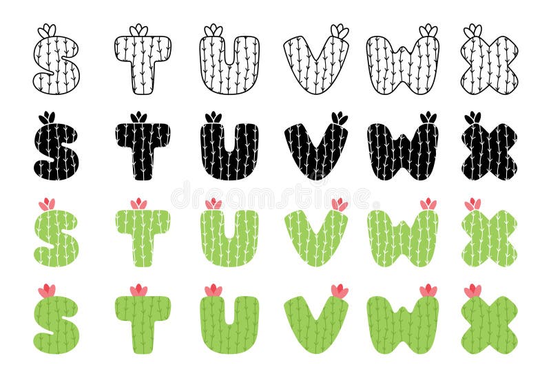 Alphabet in Flat Style Isolated Stock Vector - Illustration of alphabet ...