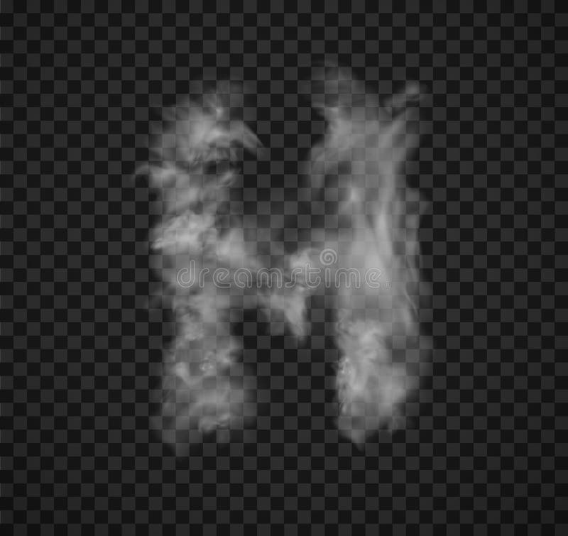 Alphabet of fog and clouds stock vector. Illustration of alphabet ...