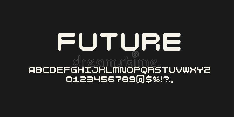 Alphabet Font. Capital Letters Of The Latin Alphabet. A Dot Font ...