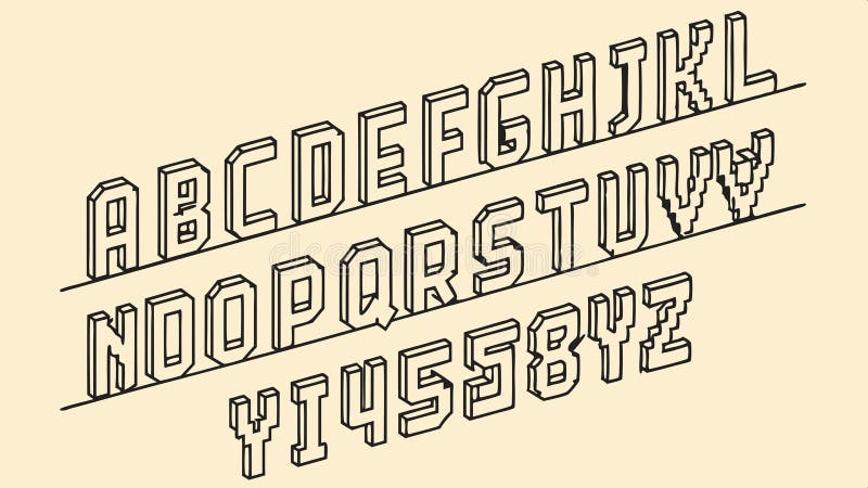 Alphabet Font Set, Typography and Lettering Design Vector Design ...