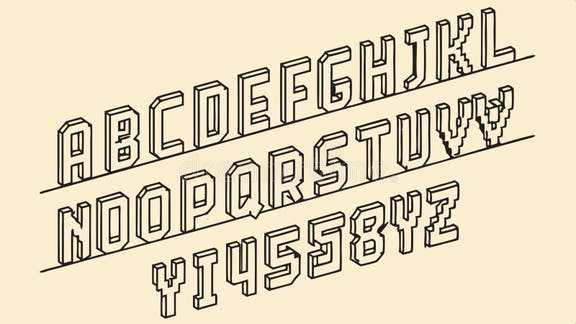 Alphabet Font Set, Typography and Lettering Design Vector Design ...