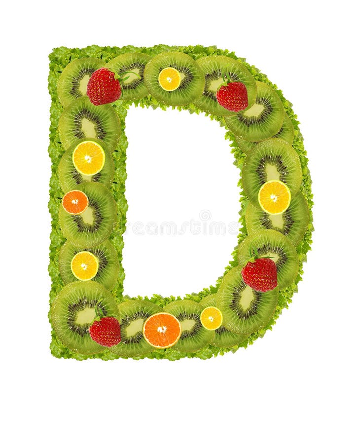 Alphabet Fruit Letter D Stock Illustrations – 149 Alphabet Fruit Letter ...